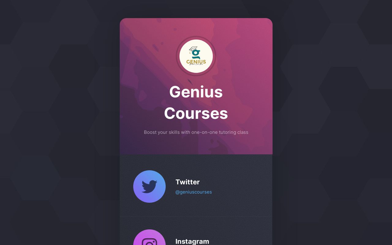Genius Courses